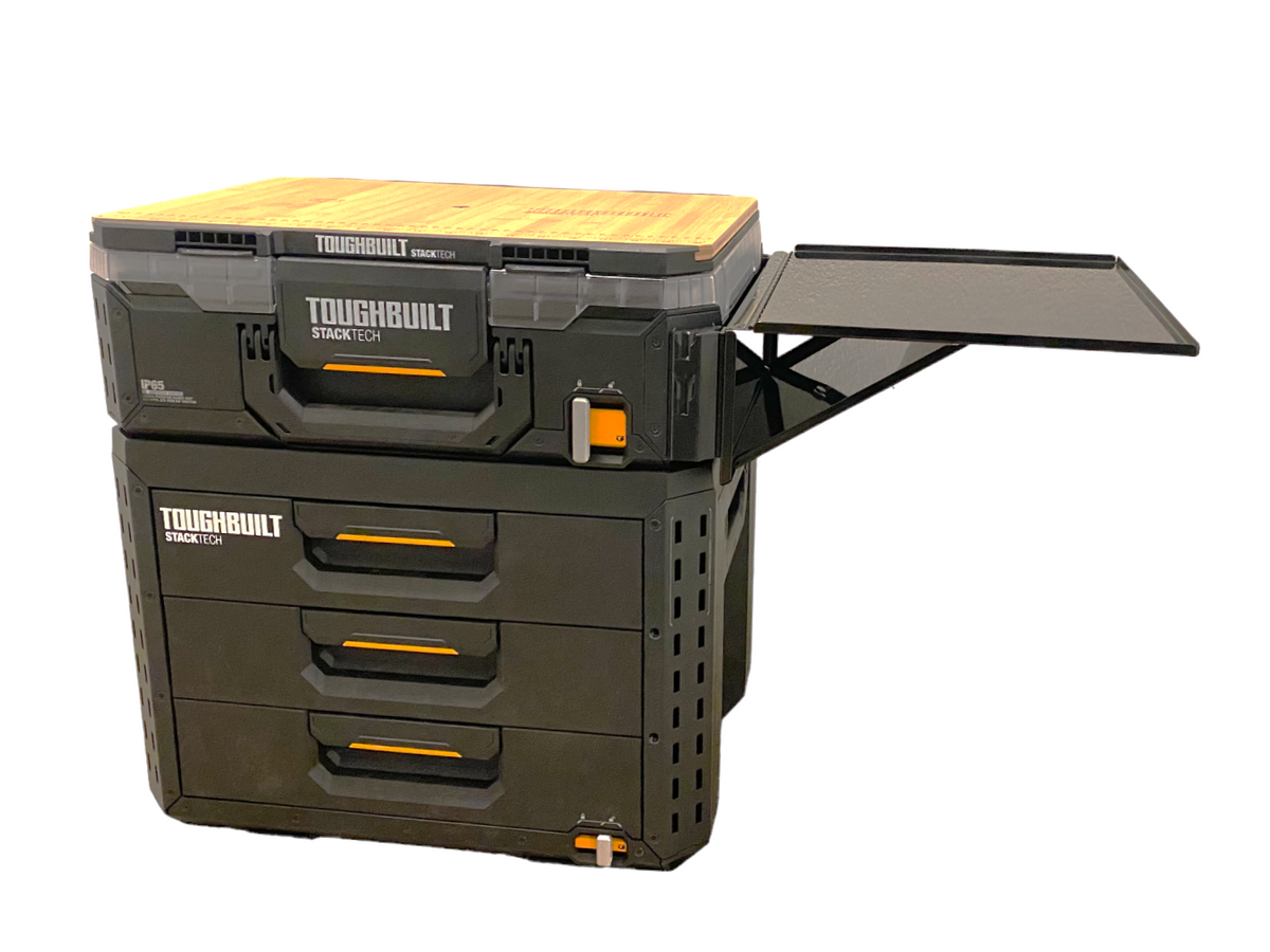 ToughBuilt StackTech, Quick Detaching/Folding Steel Table, (Table Opti ...