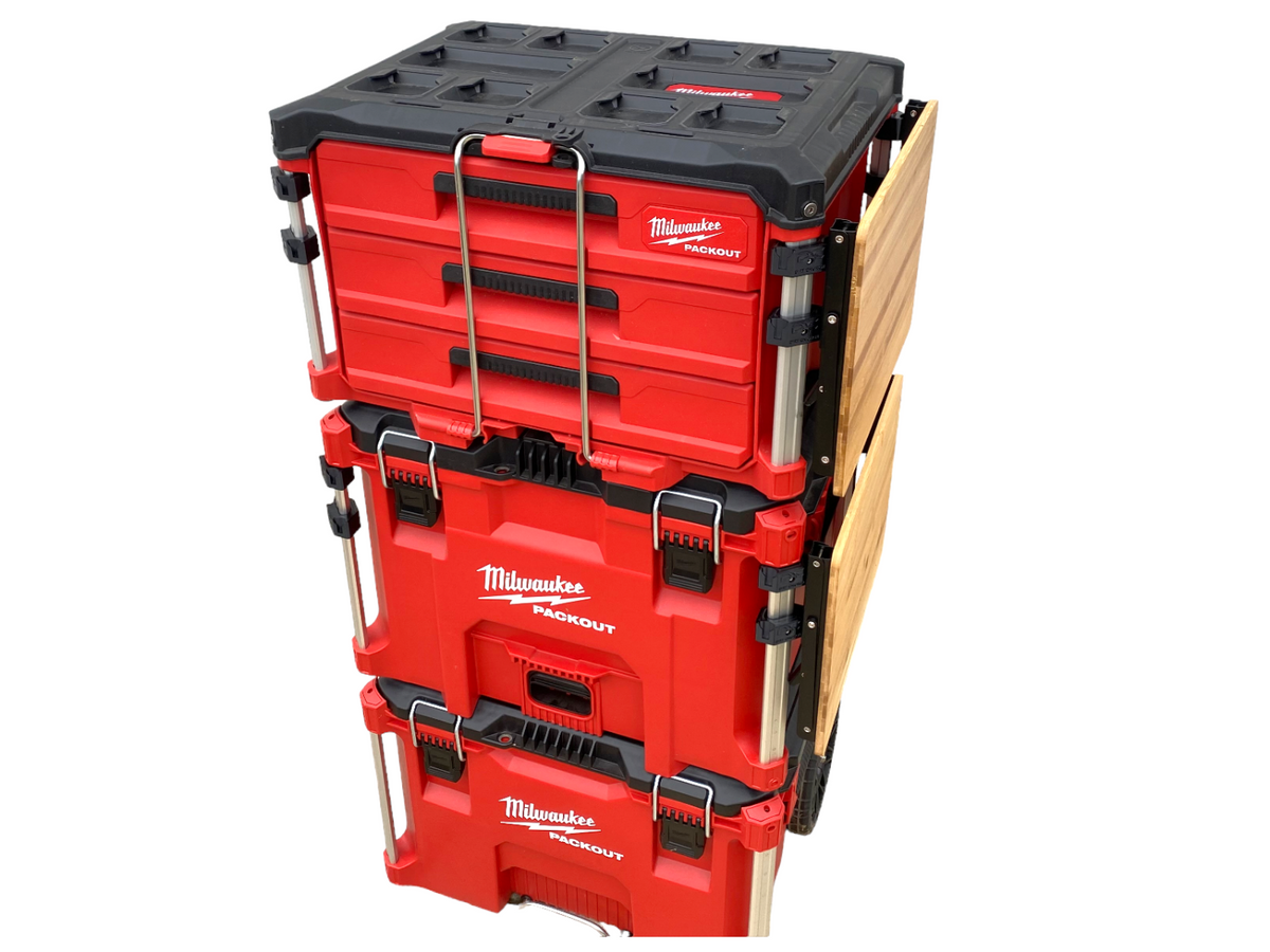 Milwaukee Packout, Bamboo Folding / Detachable Table, (Table Included ...